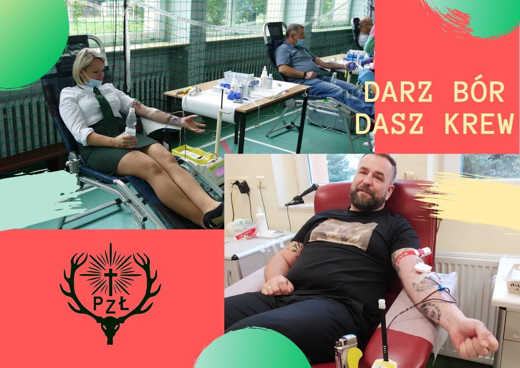 Darz bór - Dasz krew. Ogólnopolska akcja krwiodawstwa myśliwych ...
